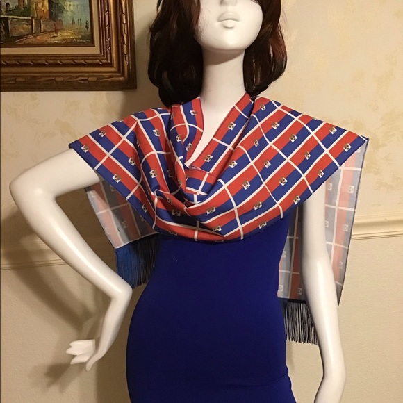 Jalukfab | Accessories | Haitian Scarf Rich Colors 55l X 1 34w | Poshmark